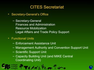 CITES Secretariat | PPT