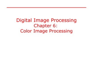 06 color image processing | PPT