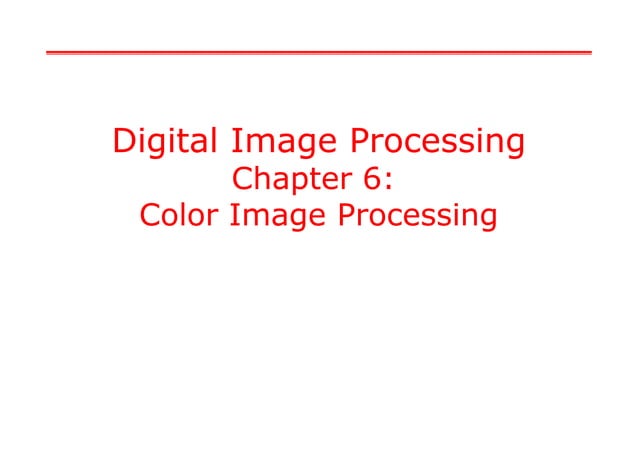 06 color image processing | PDF | Physics | Science