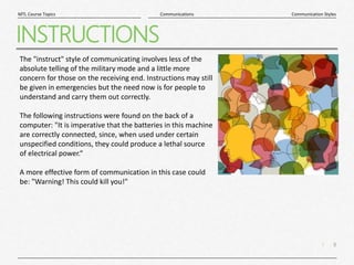 Communication Styles | PPTX | Cats | Pets