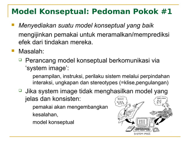 Interaksi Manusia dan Komputer : Conceptual Model | PDF