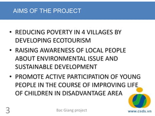 CSDS Bac giang project by Mr Huan | PPT