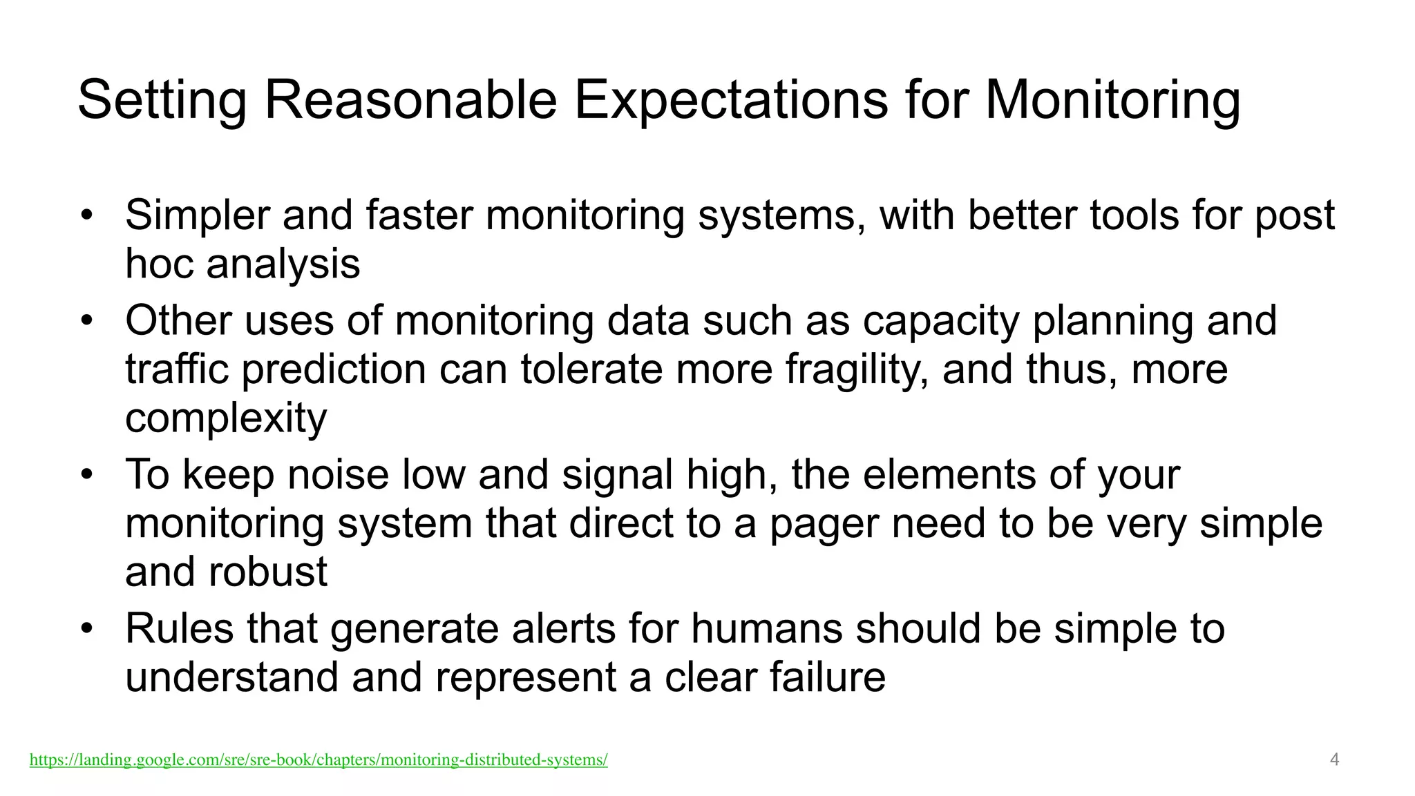 Sre Demystified 06 Distributed Monitoring Pdf Computer