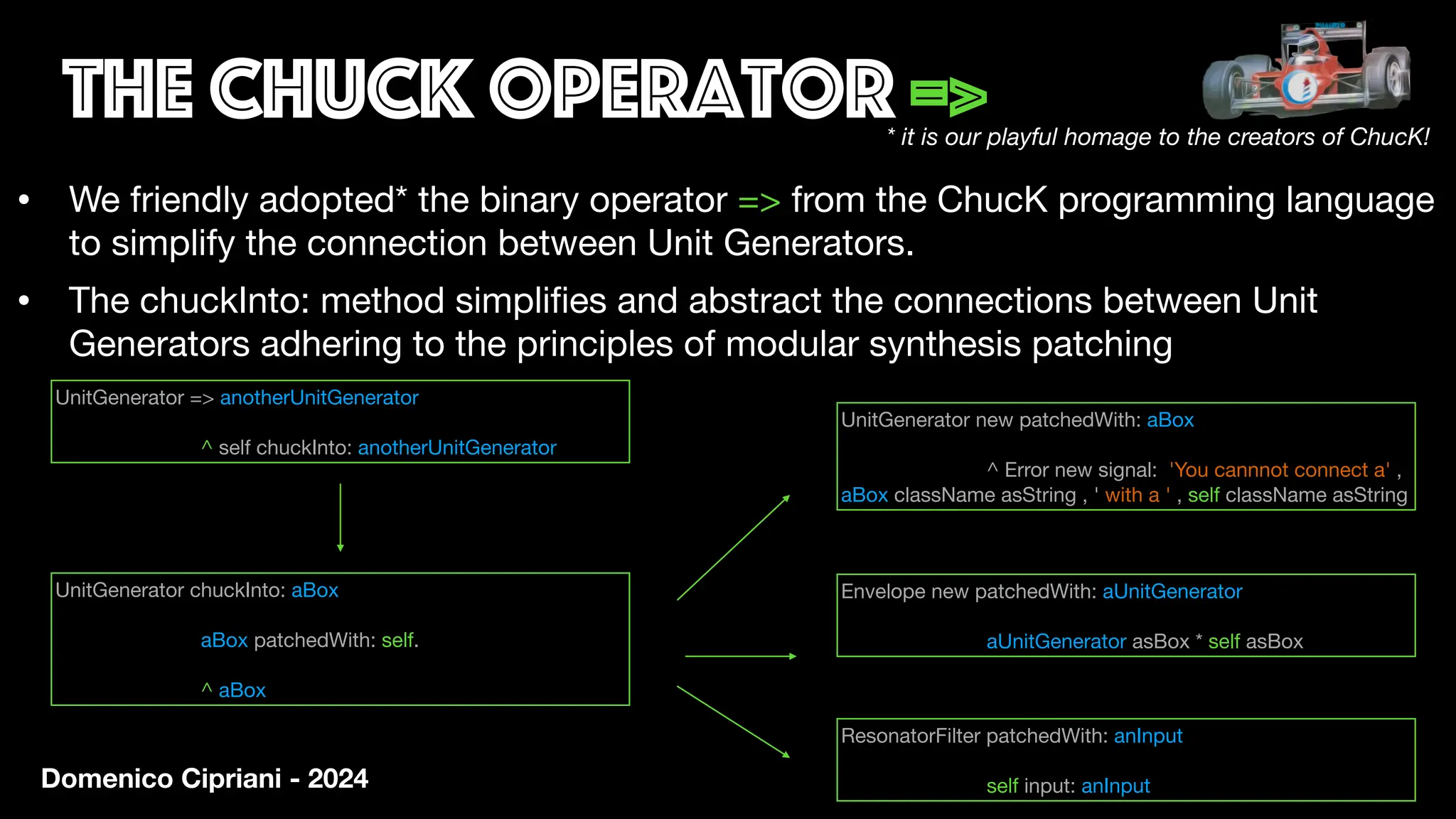 Talk ESUG 2024: Phausto: The sound within Pharo | PDF