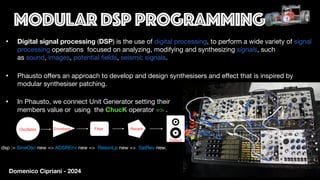 Talk ESUG 2024: Phausto: The sound within Pharo | PDF