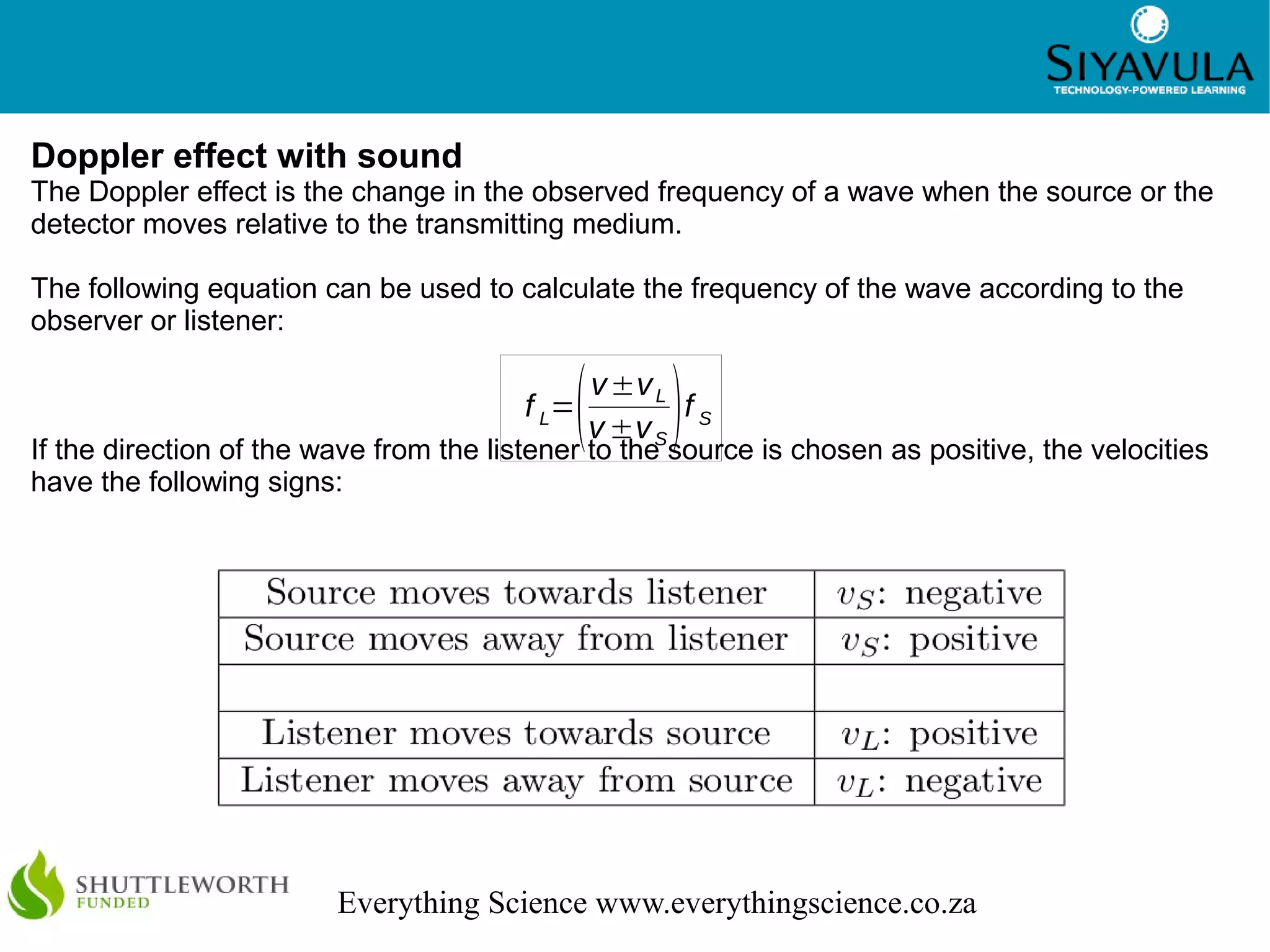 Doppler effect | ODP