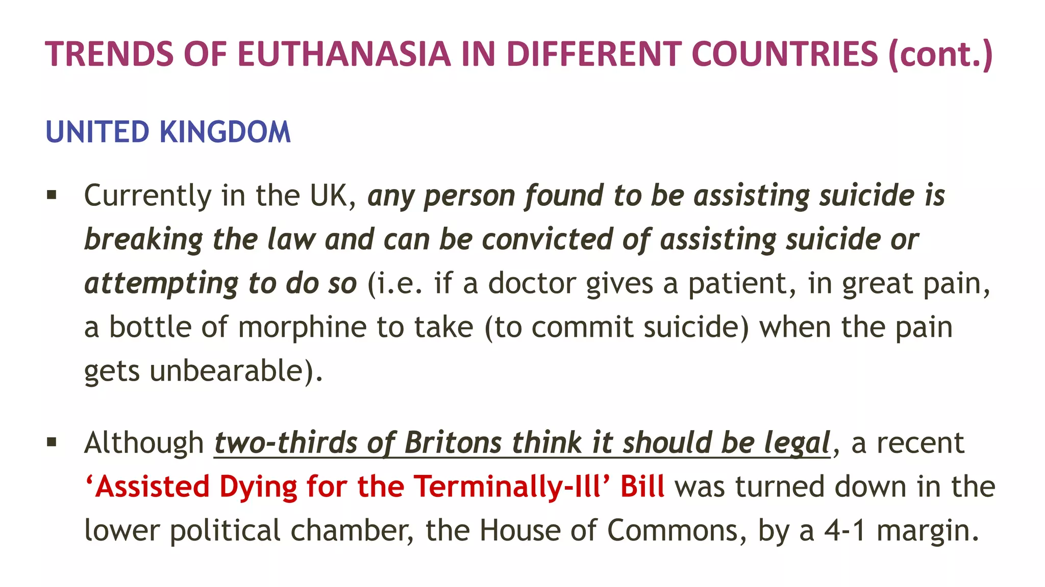 Euthanasia - Types, Arguments For and Against | PDF