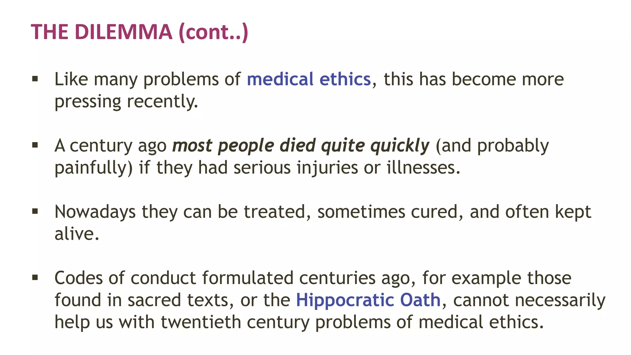 Euthanasia - Types, Arguments For and Against | PDF