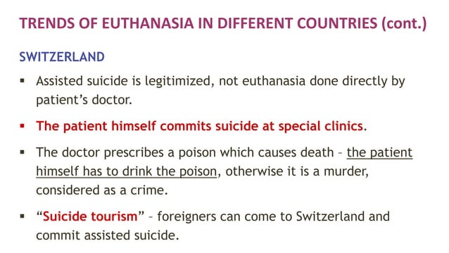 Euthanasia - Types, Arguments For and Against | PDF | First Aid | Injuries