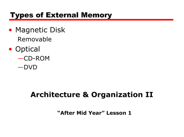 06 external memory (1) | PPT