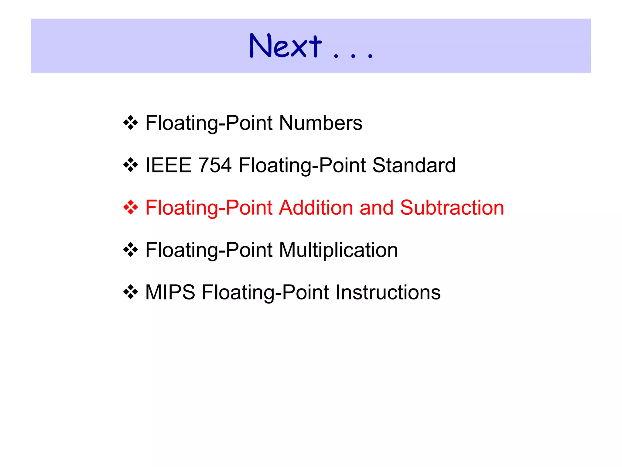 06 floating point | PPT