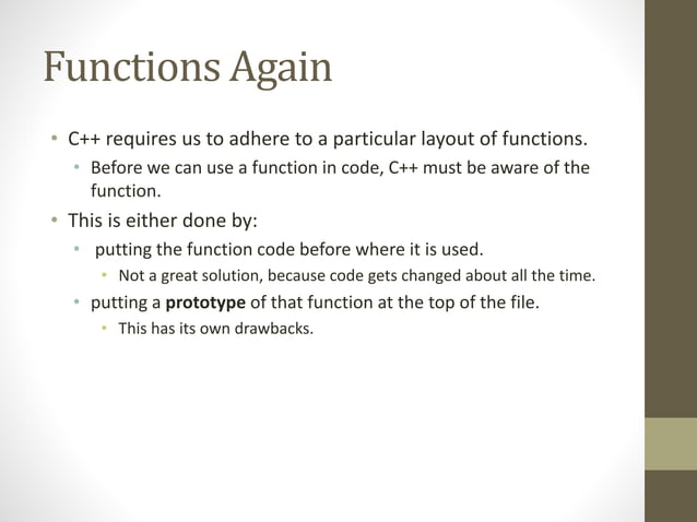 CPP06 - Functions | PPT