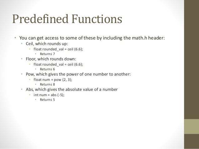 CPP06 - Functions