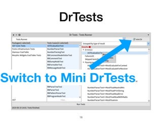 DrTests: The Future of Testing in Pharo | PPT