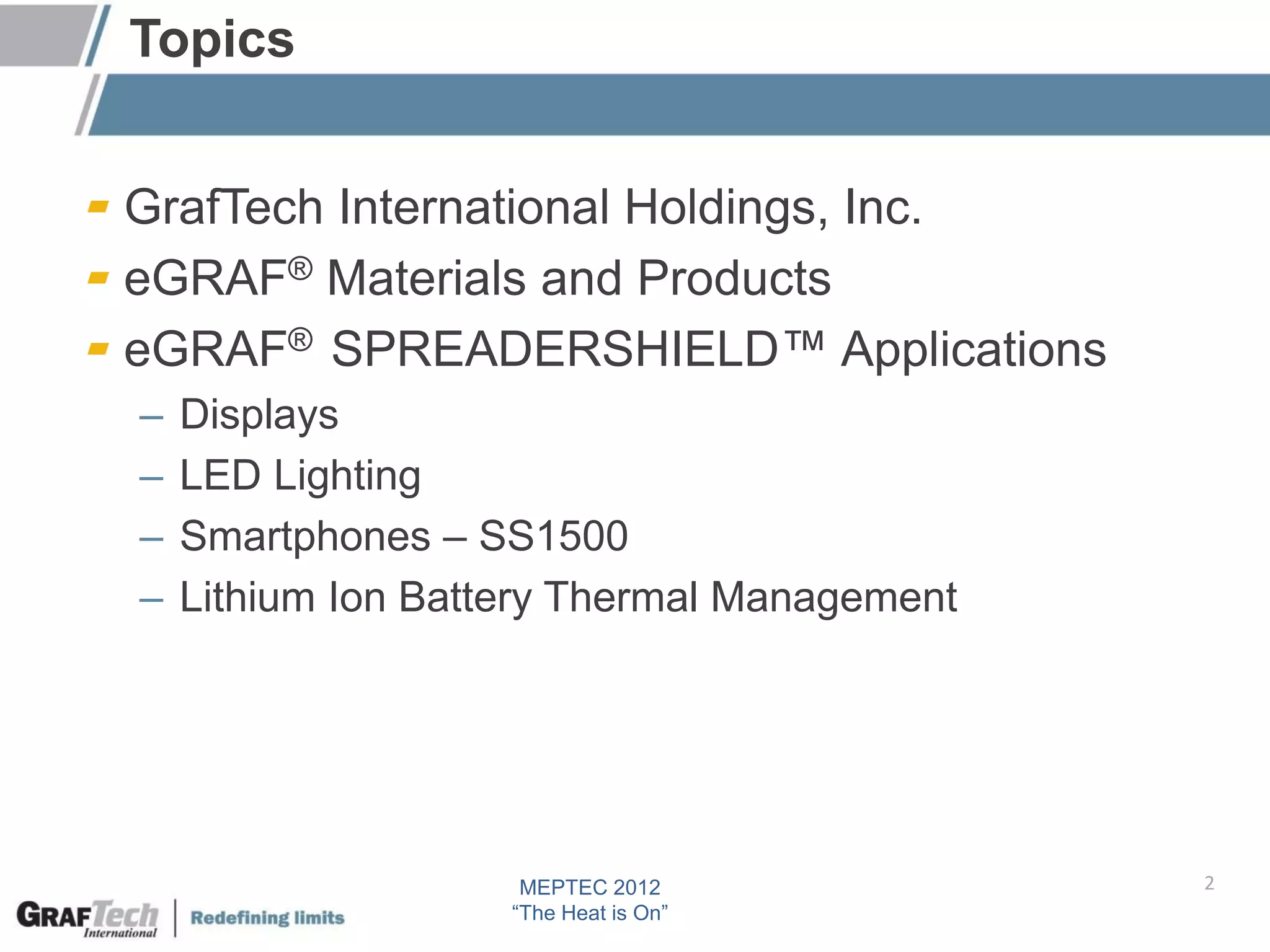 Innovations in Flexible Graphite for Thermal Management Applications | PDF