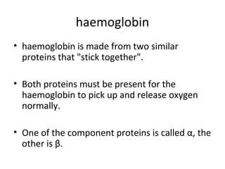 Hemoglobin structure | PPT