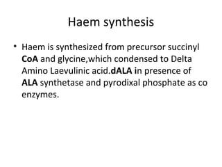 Hemoglobin structure | PPT