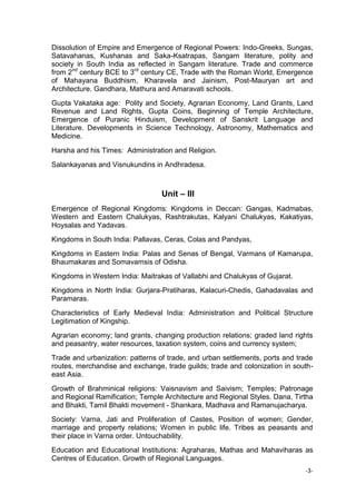 NTA UGC NET JRF - 06 history-new updated syllabus | PDF