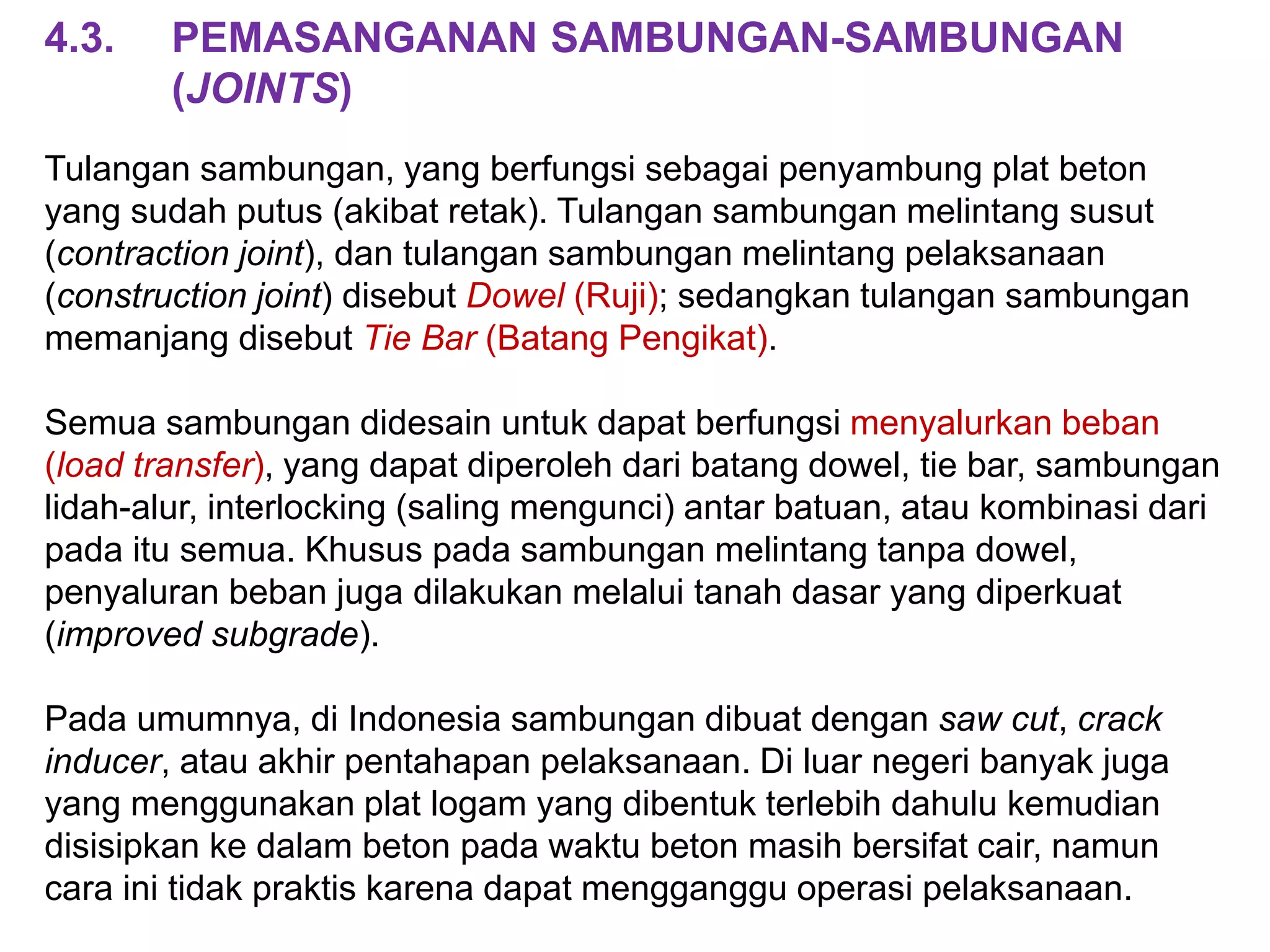 06 ho pelaksanaan pekerjaan pekerasan jalan beton | PDF