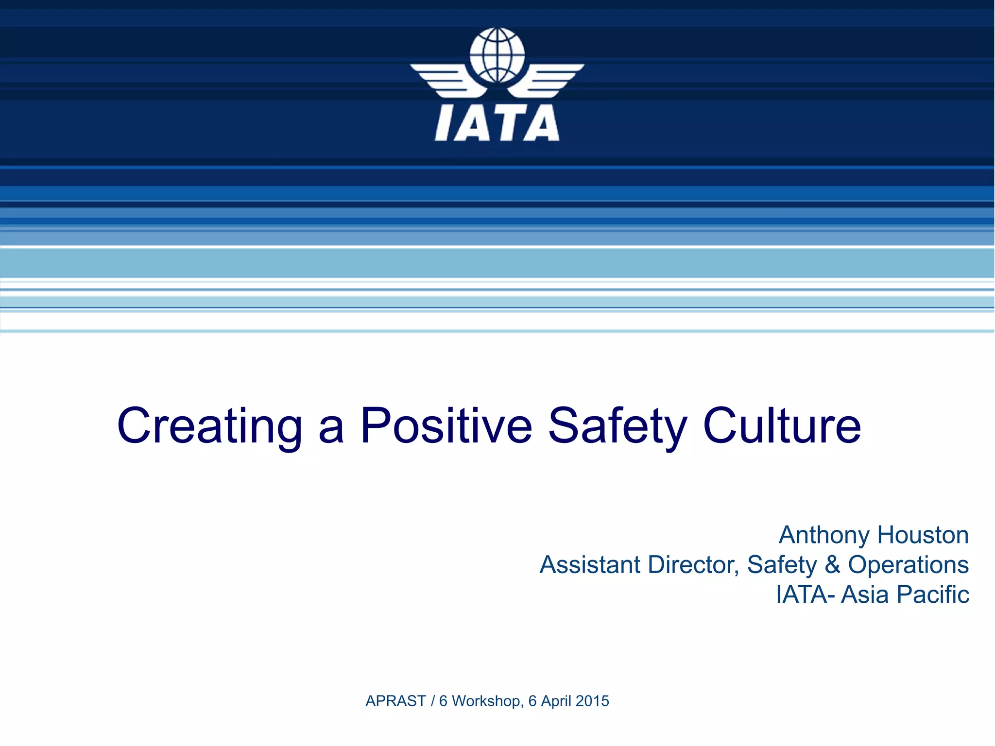 IATA safety culture from the top down | PDF | Business Administration ...