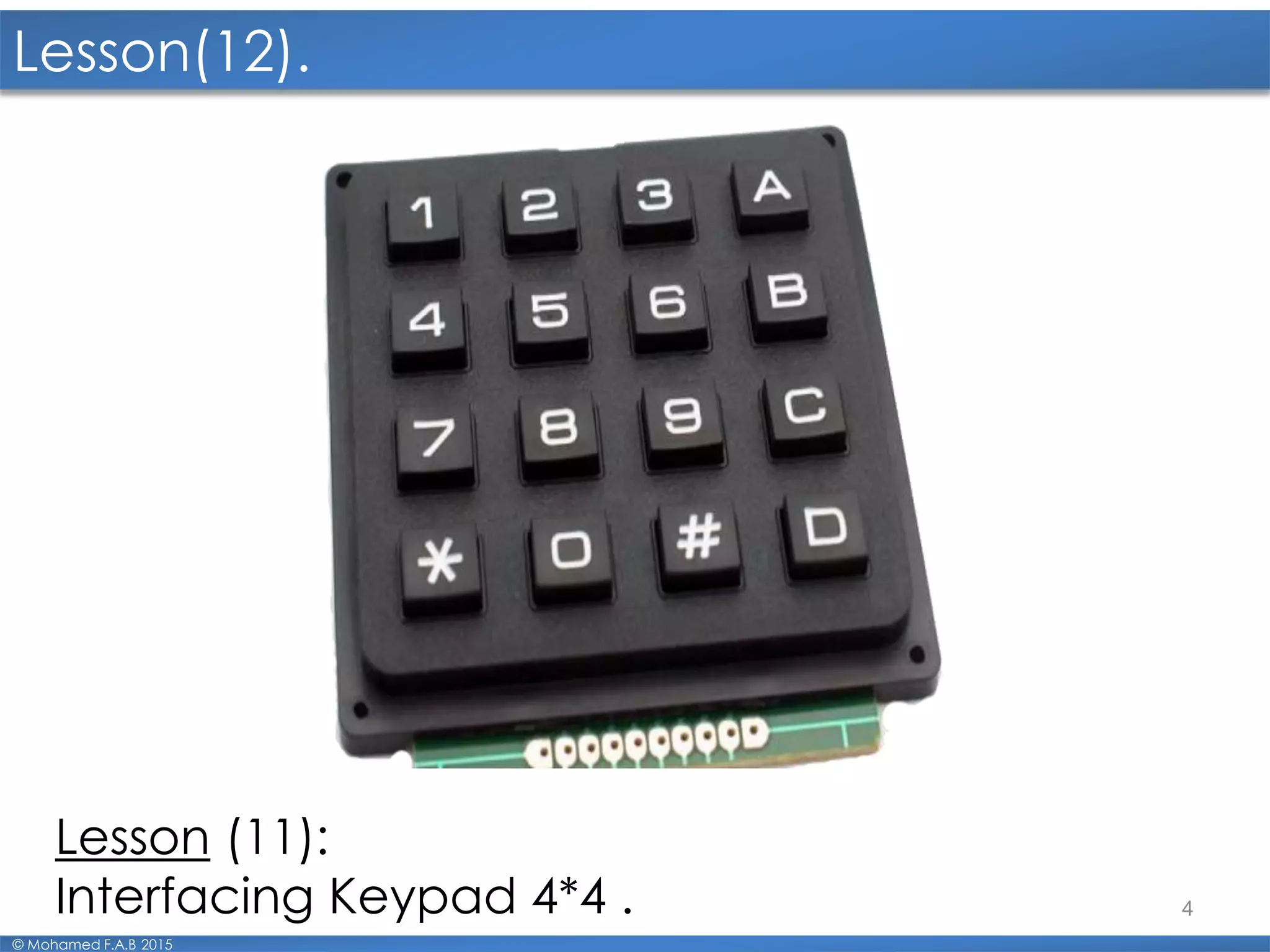 06 Interfacing Keypad 4x4.2016