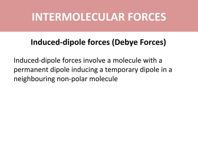 06 intermolecular forces | PPT | Chemistry | Science