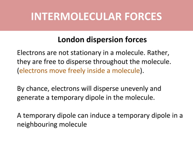 06 intermolecular forces | PPT | Chemistry | Science