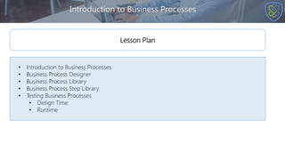 Introduction to Business Processes 3.7 | PPT