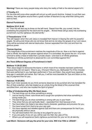 06. Is Hell Real? Notes | PDF