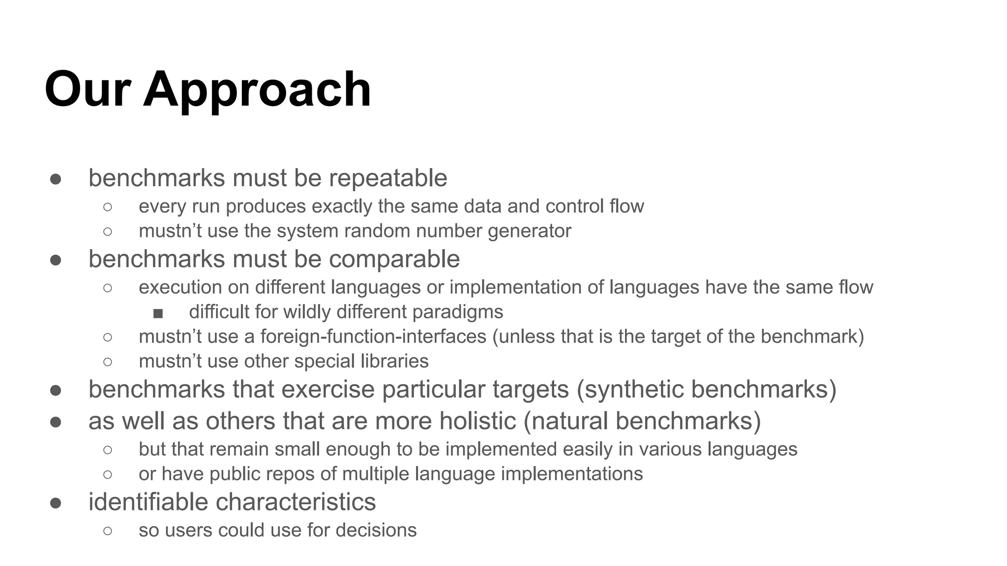 Intentional Benchmarking of Dynamic Languages | PDF