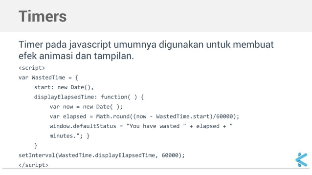 Pemrograman Web - Client Side Javascript | PPT