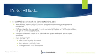 Job-Applications.com Social Media Lesson Plan | PPT