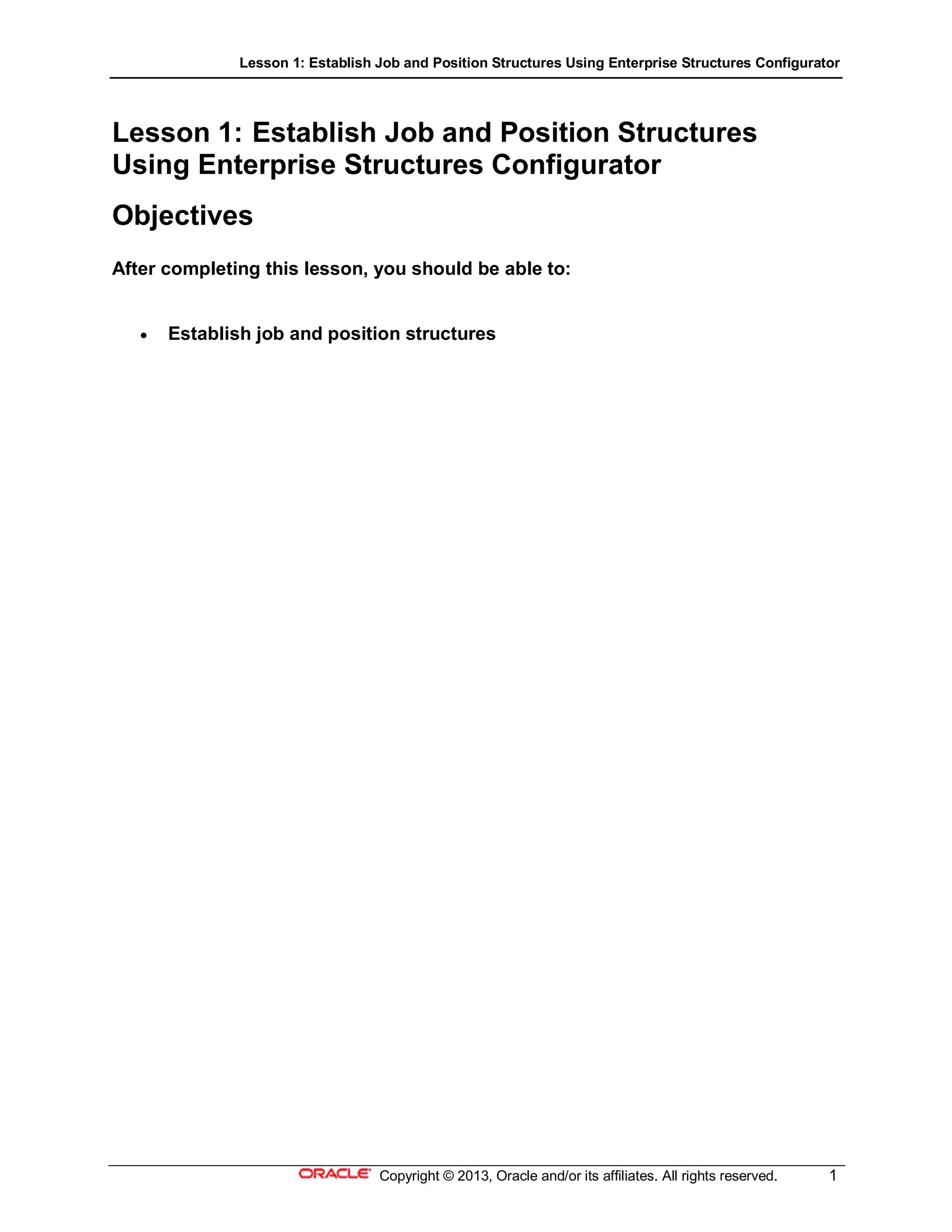 06 job and position structures esc | PDF