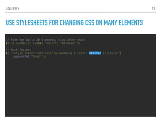 06 jQuery #burningkeyboards