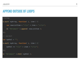06 jQuery #burningkeyboards