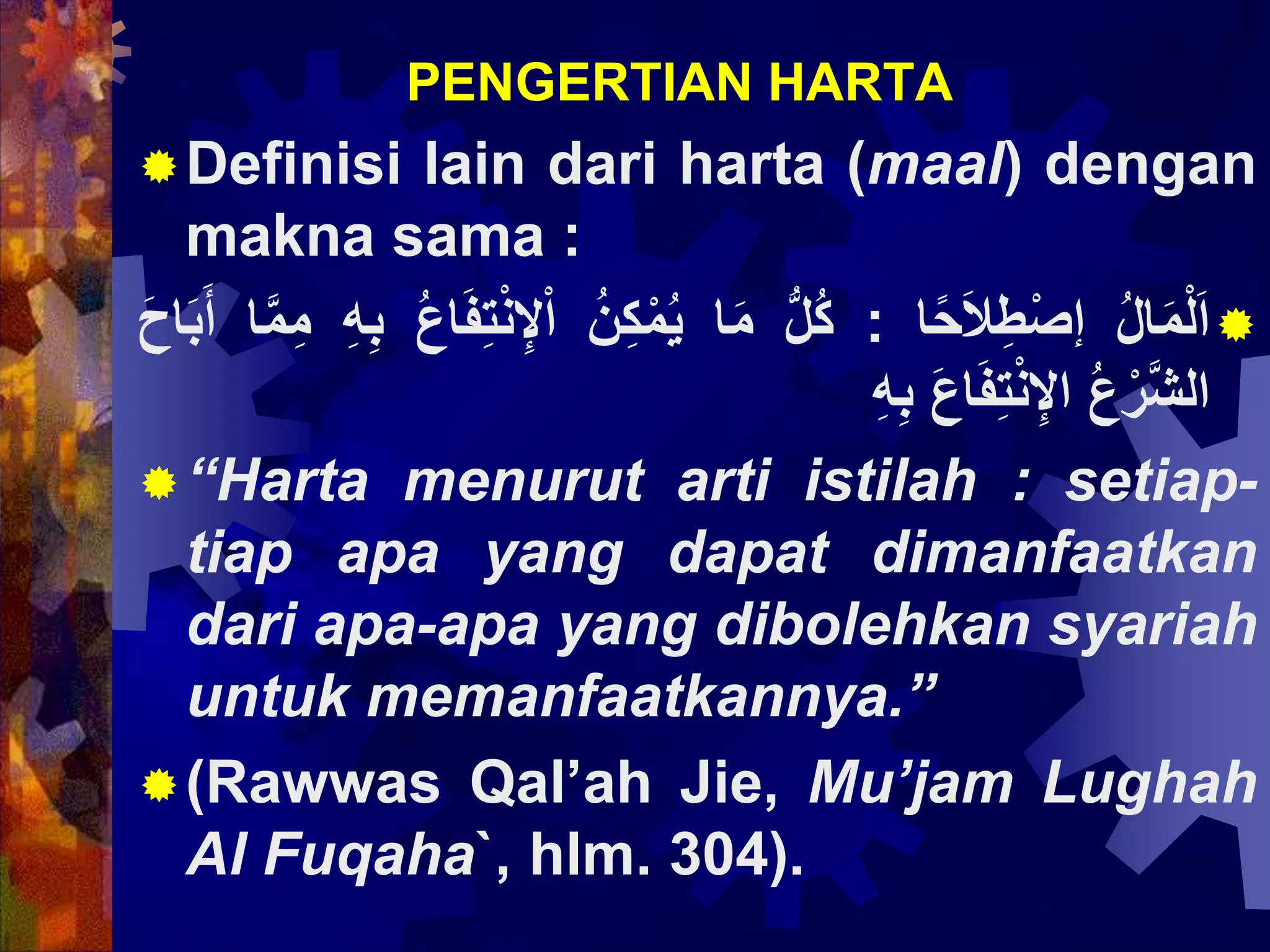 03 KONSEP HARTA & KEPEMILIKAN DALAM ISLAM | PPSX