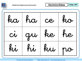 06 lectura-silabas-ch-k-q-g-x | PDF