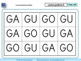 06 lectura-silabas-ch-k-q-g-x | PDF