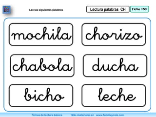 06 lectura-silabas-ch-k-q-g-x | PDF