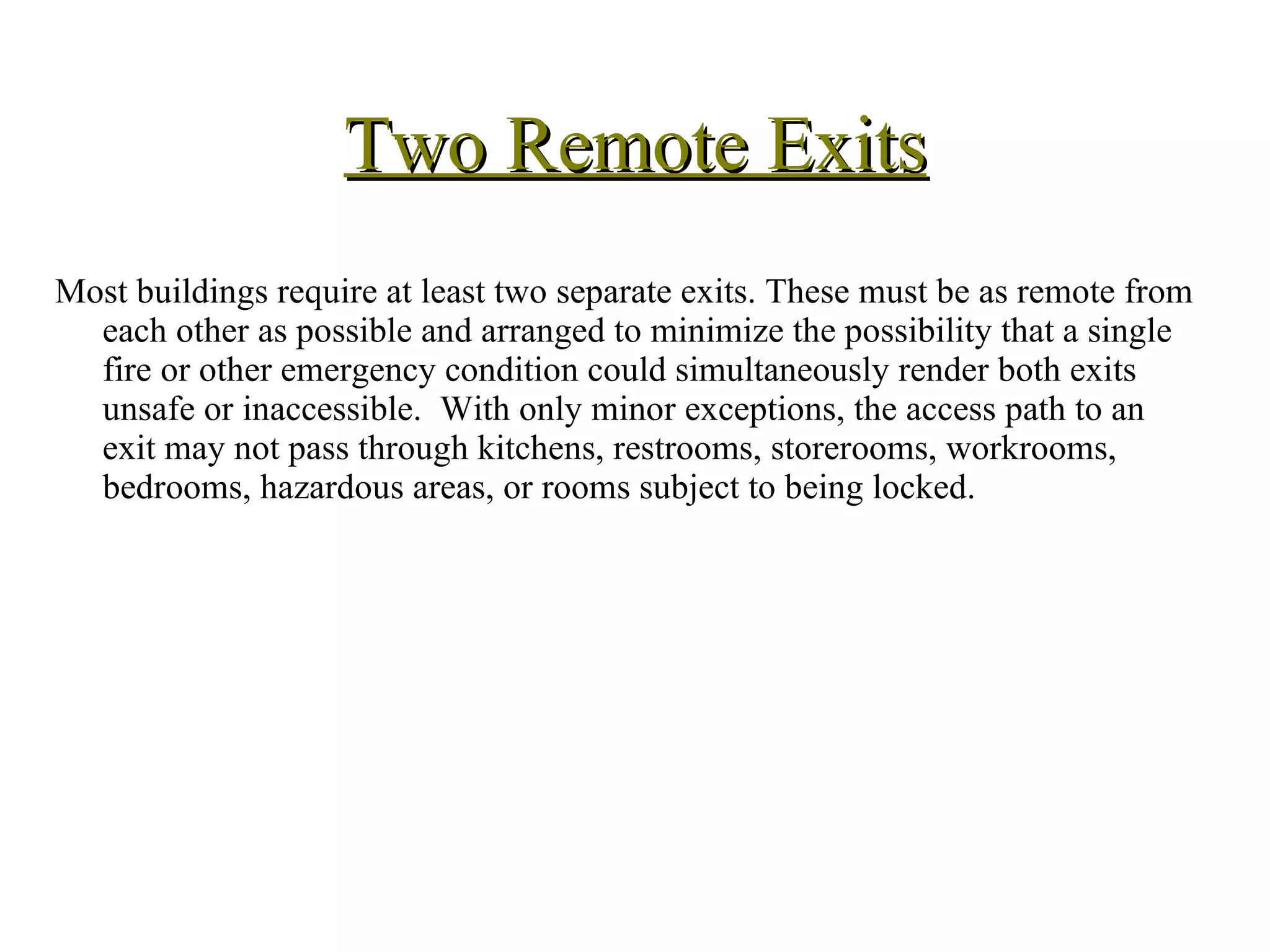 Building Code - Egress | PPT