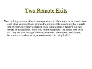 Building Code - Egress | PPT