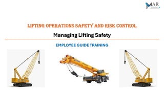 Lifting Operations Safety and Risk Control | PDF