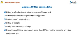 Lifting Operations Safety and Risk Control | PDF