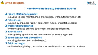 Lifting Operations Safety and Risk Control | PDF