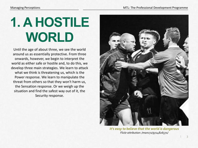 Managing Perceptions | PPT