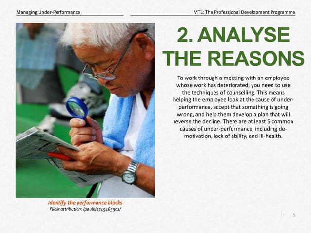 Managing Under-Performance | PPTX