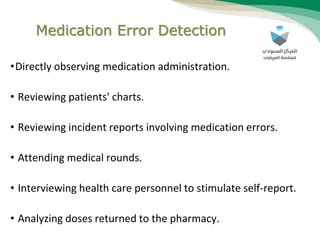 medication error reporting system | PPTX | Pharmaceutical Industry | Industries