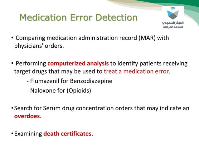 medication error reporting system | PPTX | Pharmaceutical Industry | Industries