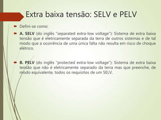 MEDIDAS DE CONTROLE DOS RISCOS ELÉTRICOS | PPT