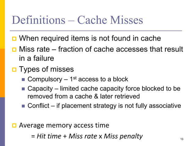 CPU Memory Hierarchy and Caching Techniques | PPTX | Data Storage and ...